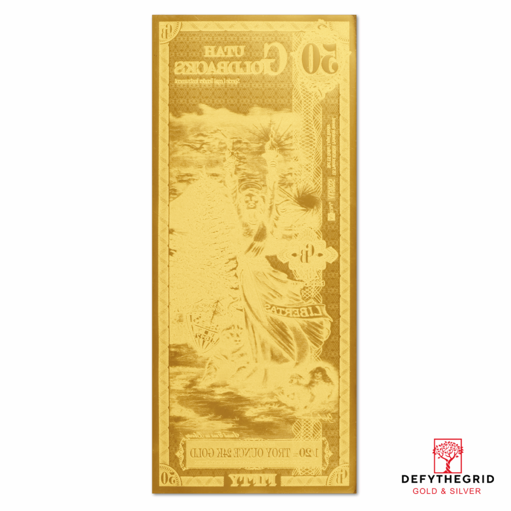 50 Utah Goldback – defythegrid.com